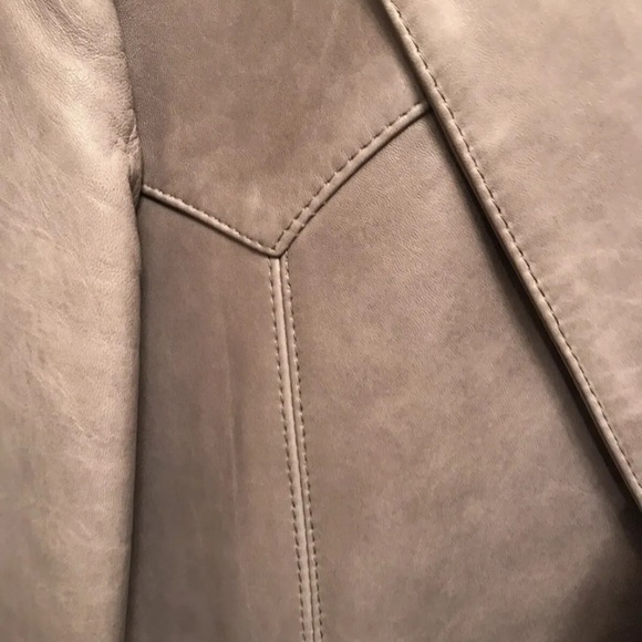 Remy Leather | Jackets & Coats | Remy Beautiful Gray Lambskin Leather ...